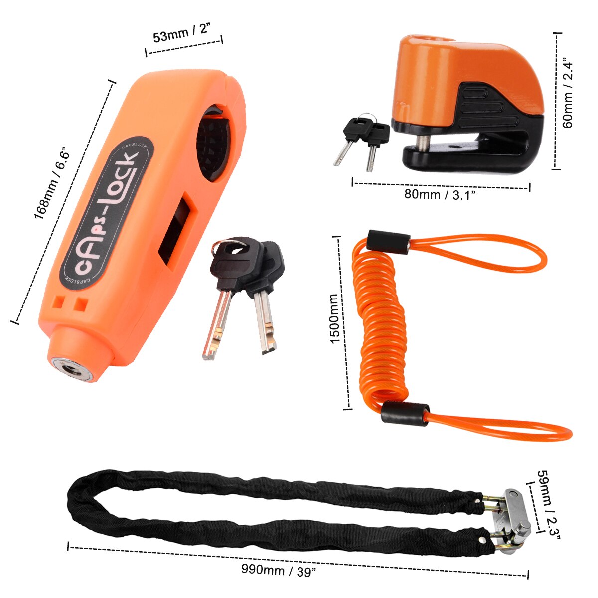 Motorcycle Anti Theft Security Lock Set Motorcycle... – Vicedeal