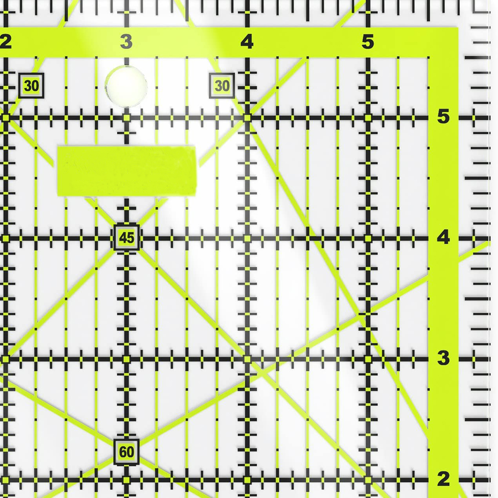 6x 6 Inch Quilting Ruler Square Acrylic Sewing Pat... – Grandado
