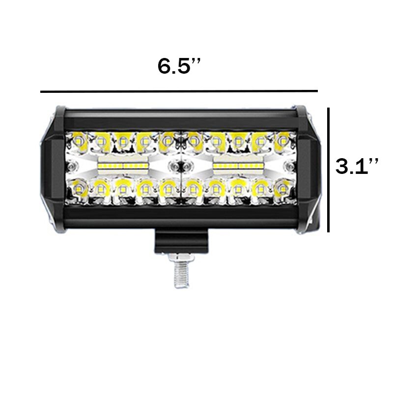 120w led bar offroad spot flood combo 4 x 4 led ly... – Grandado