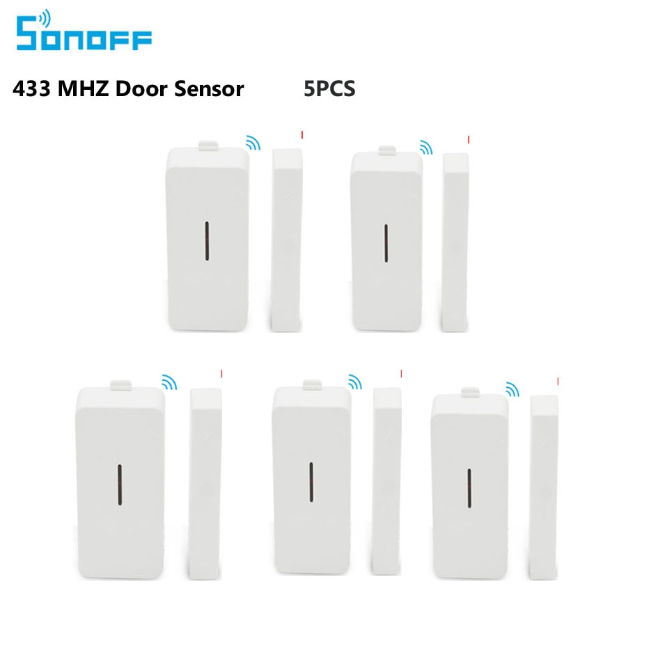 Sonoff DW1 5pcs Door Window Alarm Sensor Wireless ... – Grandado
