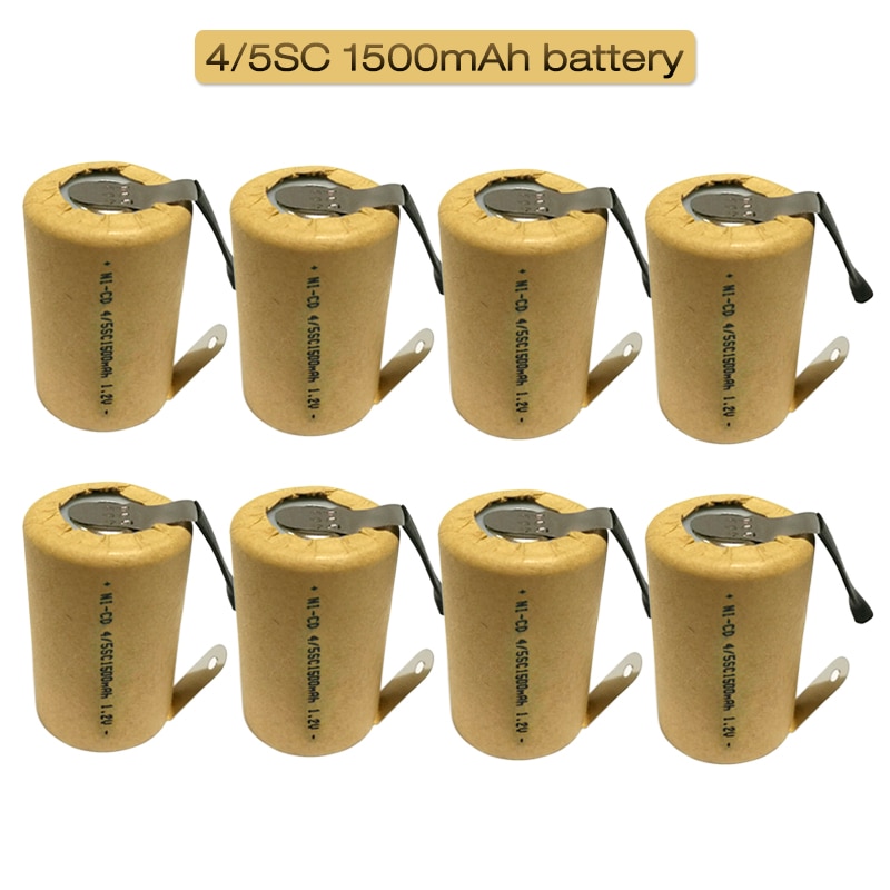 4/5SC 1.2V 1500 Mah Sc Subc Ni-Cd Oplaadbare Batte... – Vicedeal