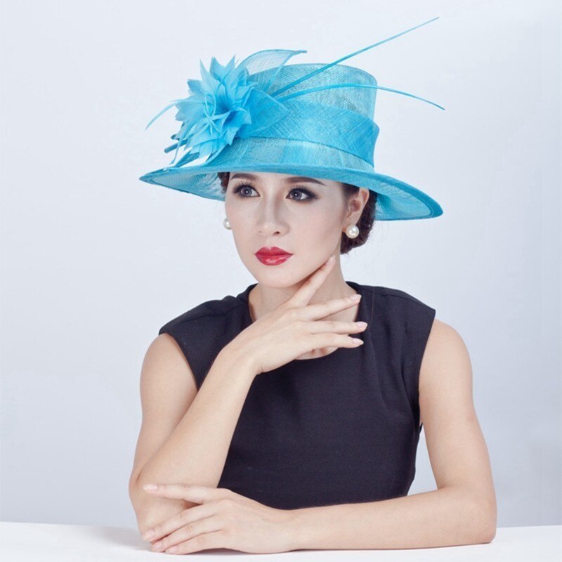 Women Chic Fascinator Hat Cocktail Party Fedora Ha... – Grandado