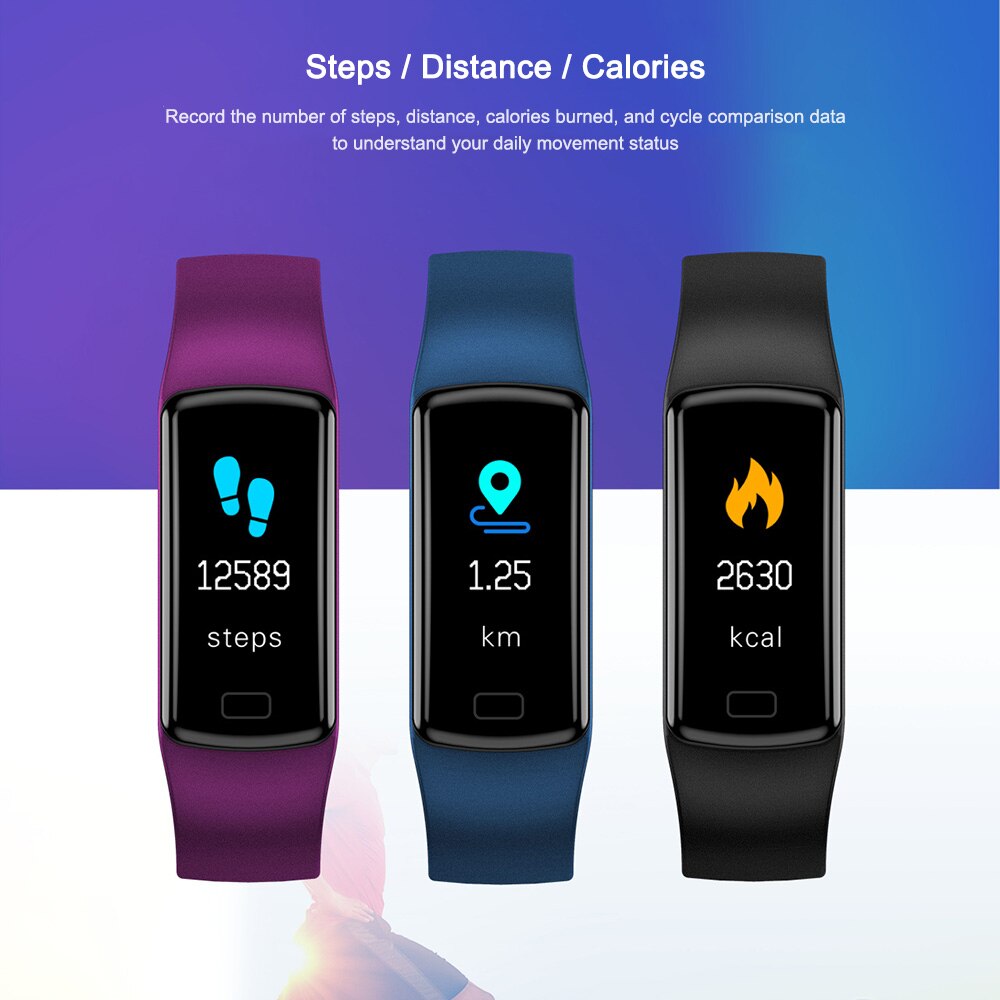 Y9 Color Screen Smart Bracelet Sports Pedometer Wa... – Grandado