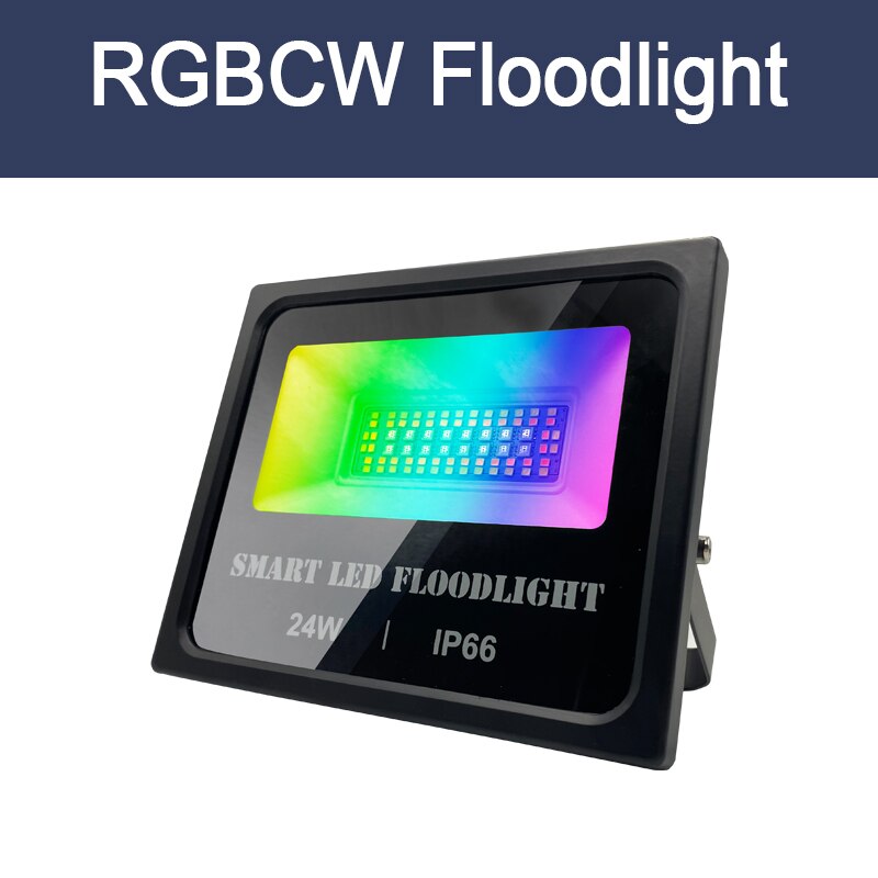Outdoor Smart RGBWC LED Floodlight 24W with RF Rem... – Vicedeal