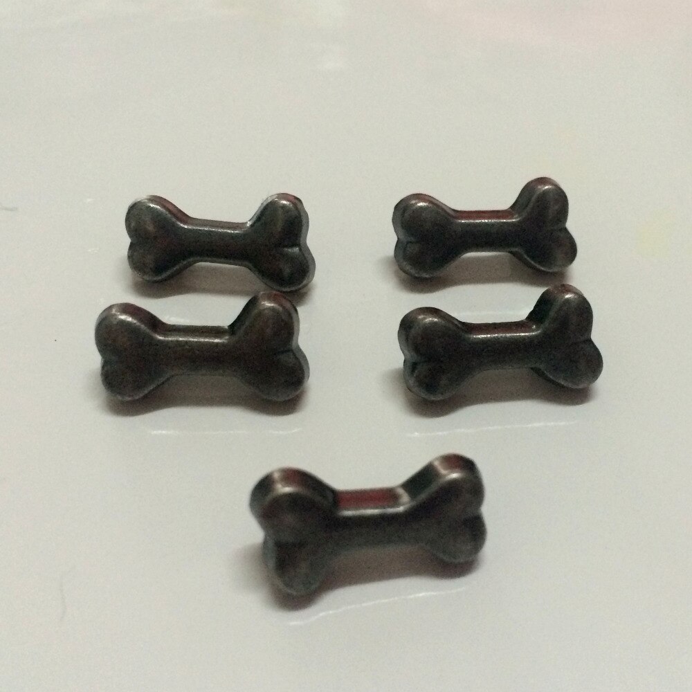 50PCS 16x8MM Antique Silver Dog Bone Rivet Punk Sp... – Vicedeal