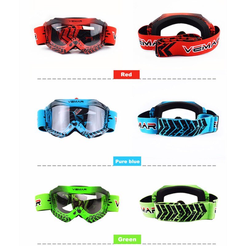Vemar Motorfiets Bril Winddicht Motocross Goggles ... – Grandado