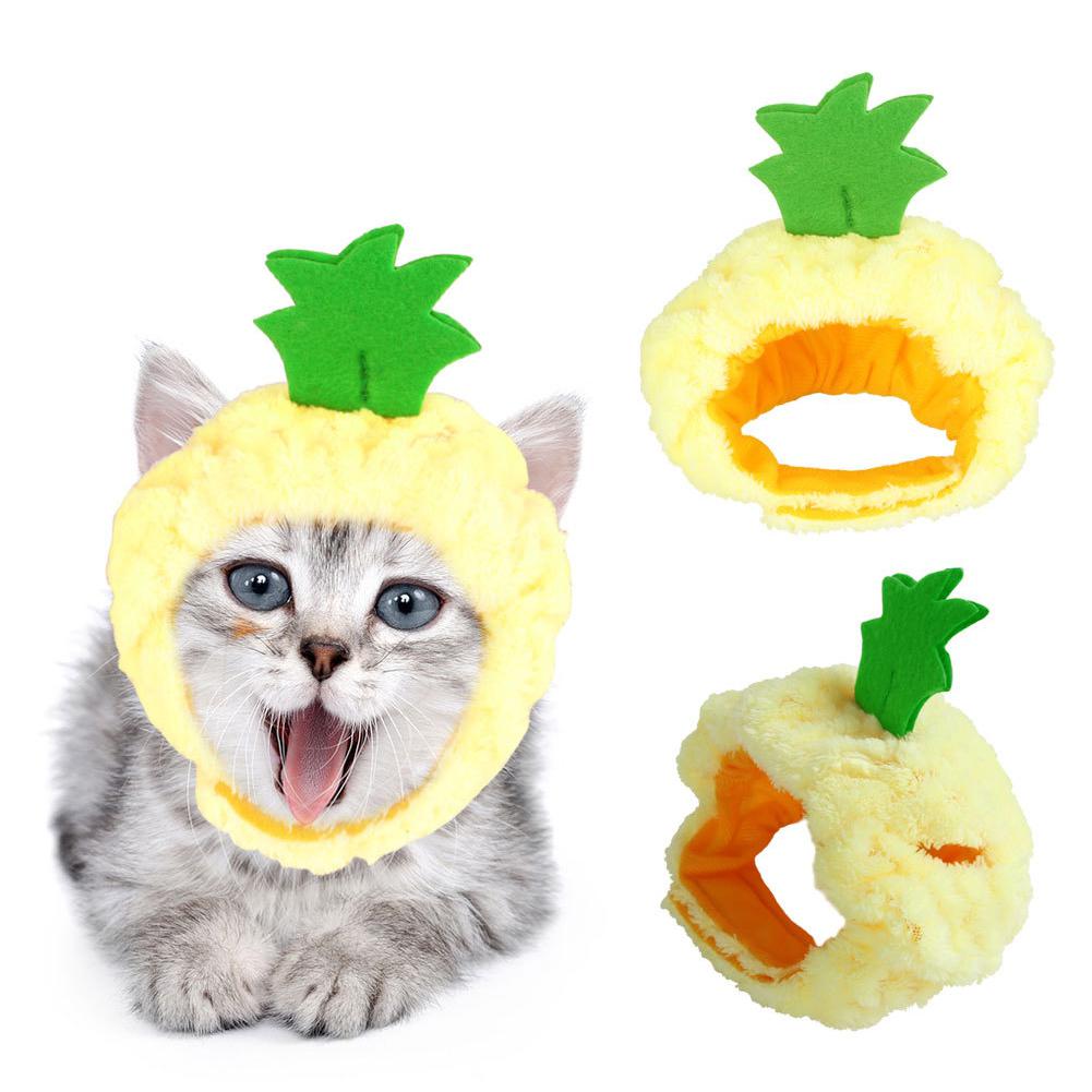 Himiss Pet Hoed Jurk Cartoon Ananas Hoofdtooi Voor... – Grandado