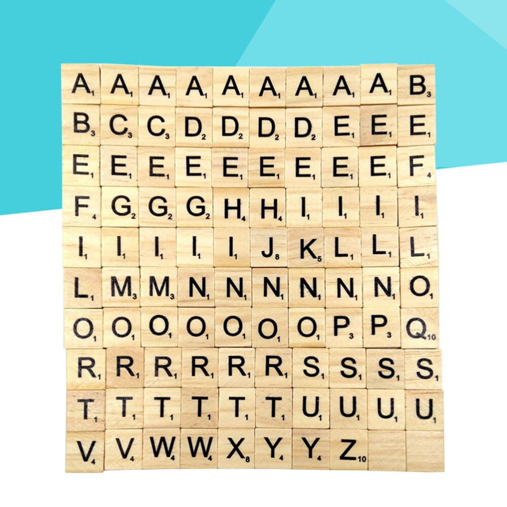 200PCS 26 English Alphabet Wooden Blocks Festival ... – Grandado