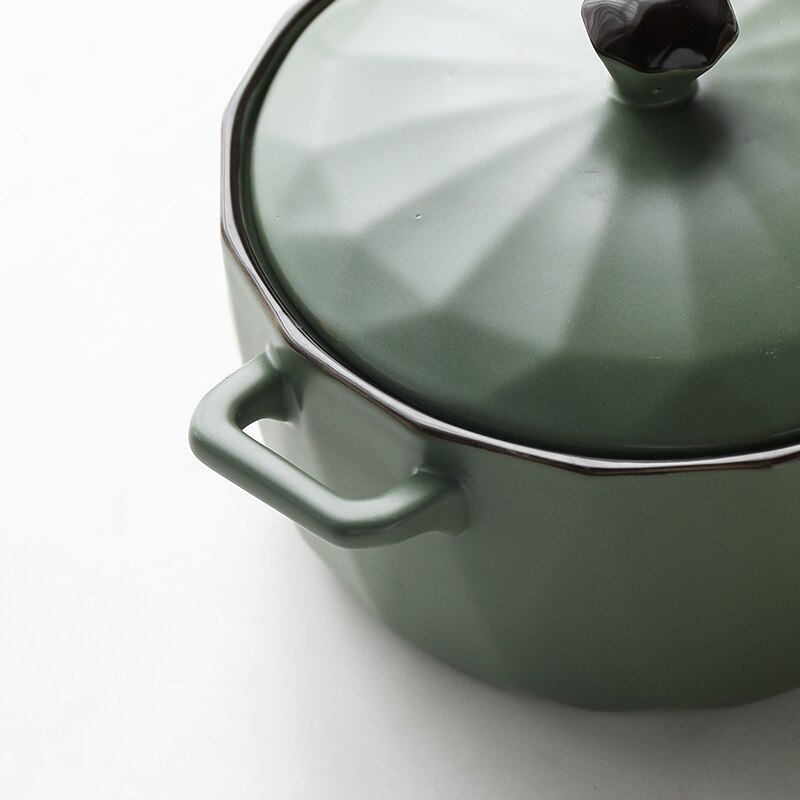 Household Green Heat Resistant Noodle Pot Binaural... – Vicedeal