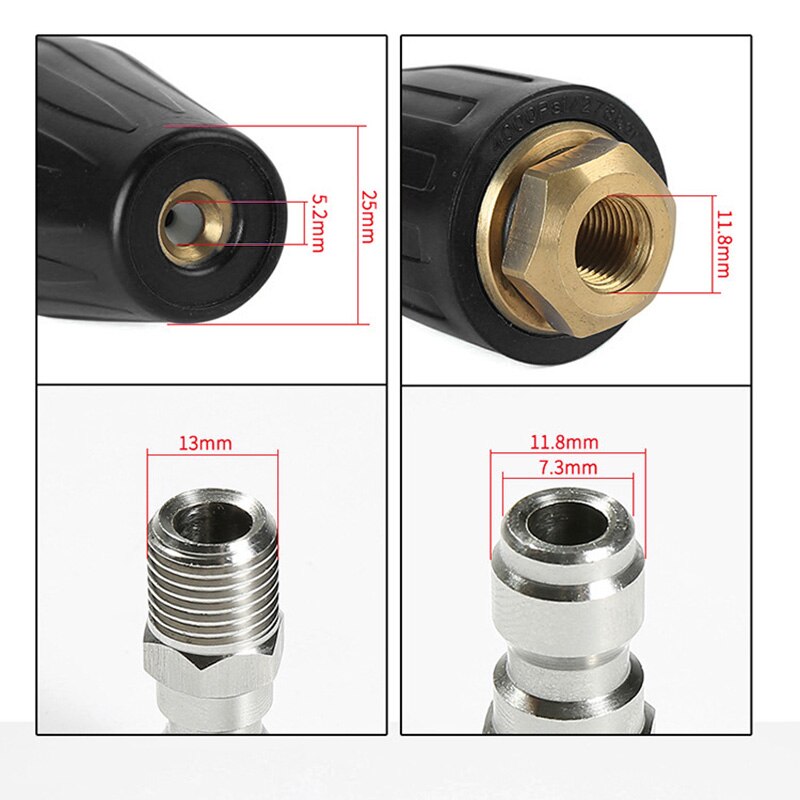 High-Pressure Rotating Nozzle Ceramic Core Lotus N... – Grandado