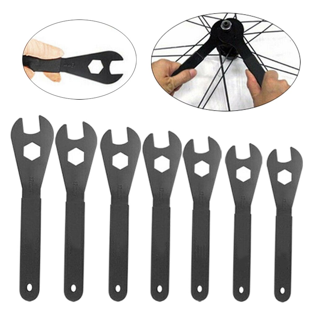 7-Pieces Bike Cone Spanner Set Cycle Hub Wrench 13... – Grandado