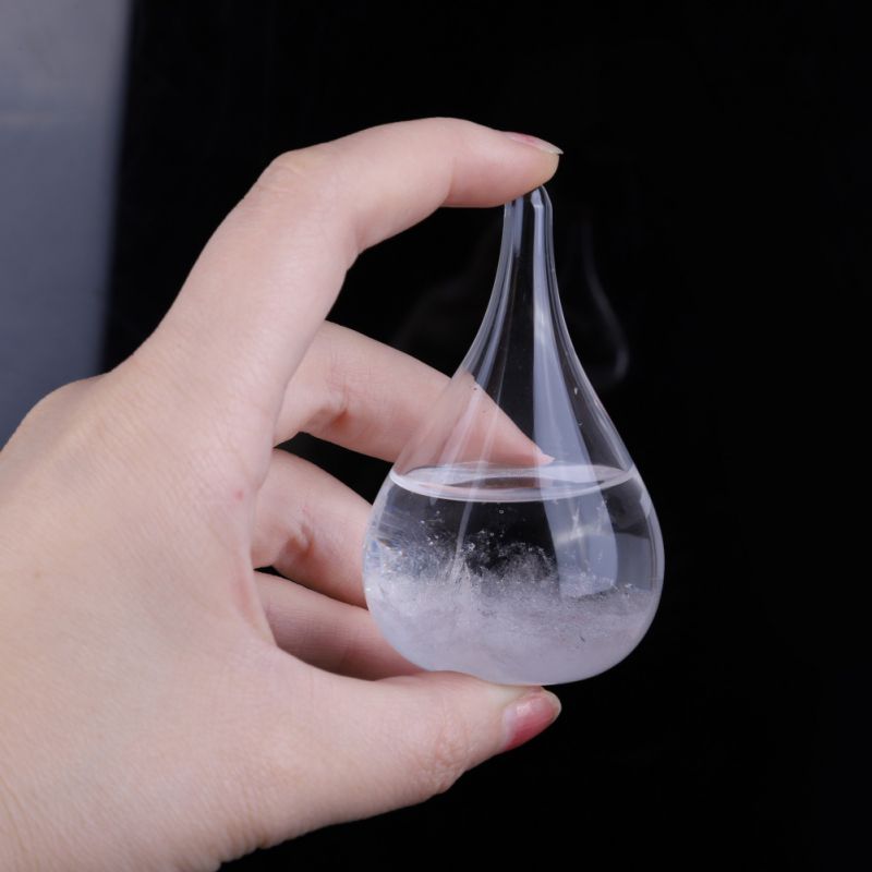 80x50mm Transparent Droplet Storm Glas Wasser Trop... – Vicedeal