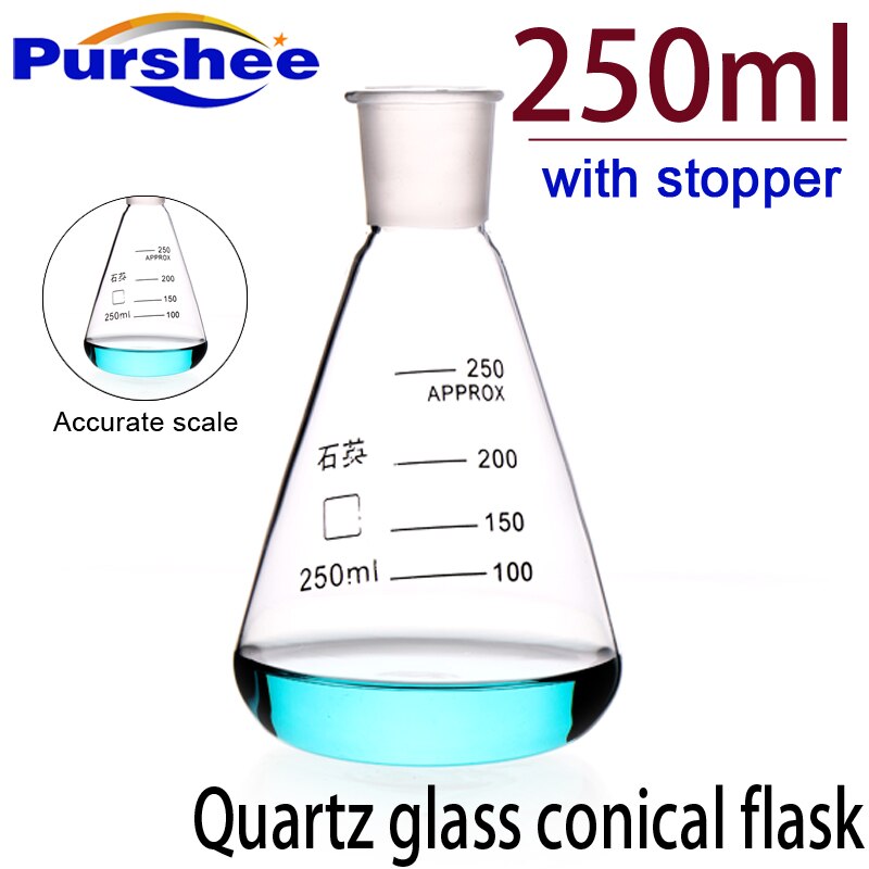 Quartz glass conical flask(250ml) – Grandado