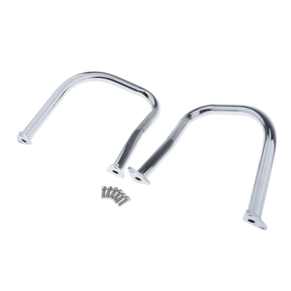 Motorcycle Rear Highway Saddlebag Guards Crash Bar... – Vicedeal