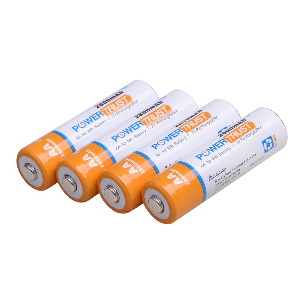 PowerTrust 8 Packs 2800mAh High-Capacity AA NiMH R... – Vicedeal