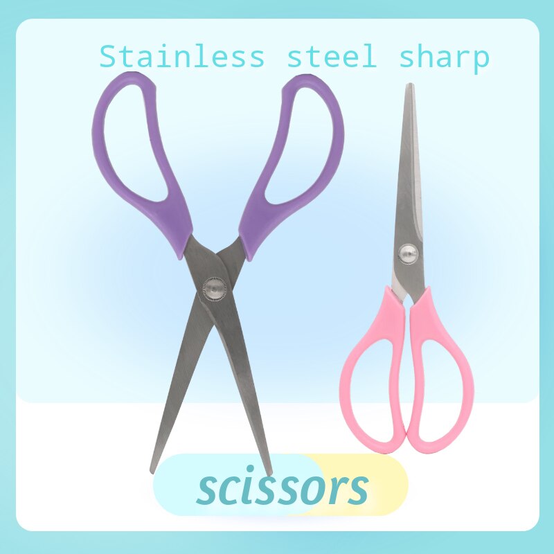Stationery Scissors Office student cutting paper S... – Vicedeal
