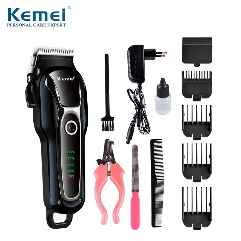 Kemei km -1991 clipper pet dog cat hair trimmer gr... – Vicedeal