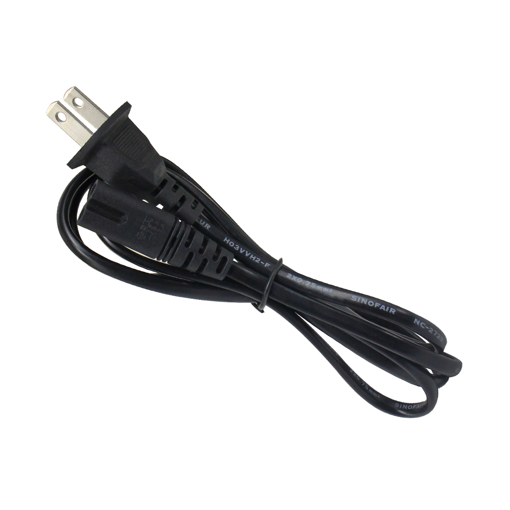 4ft AC Wall 2-Prong US-Standard Plug Power Cord fo... – Grandado