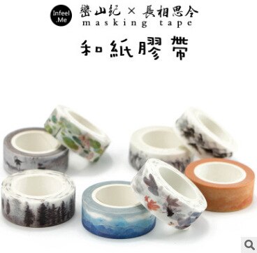 Dekorative Landschaft Pavilion Boot Berge Wald Sun... – Vicedeal