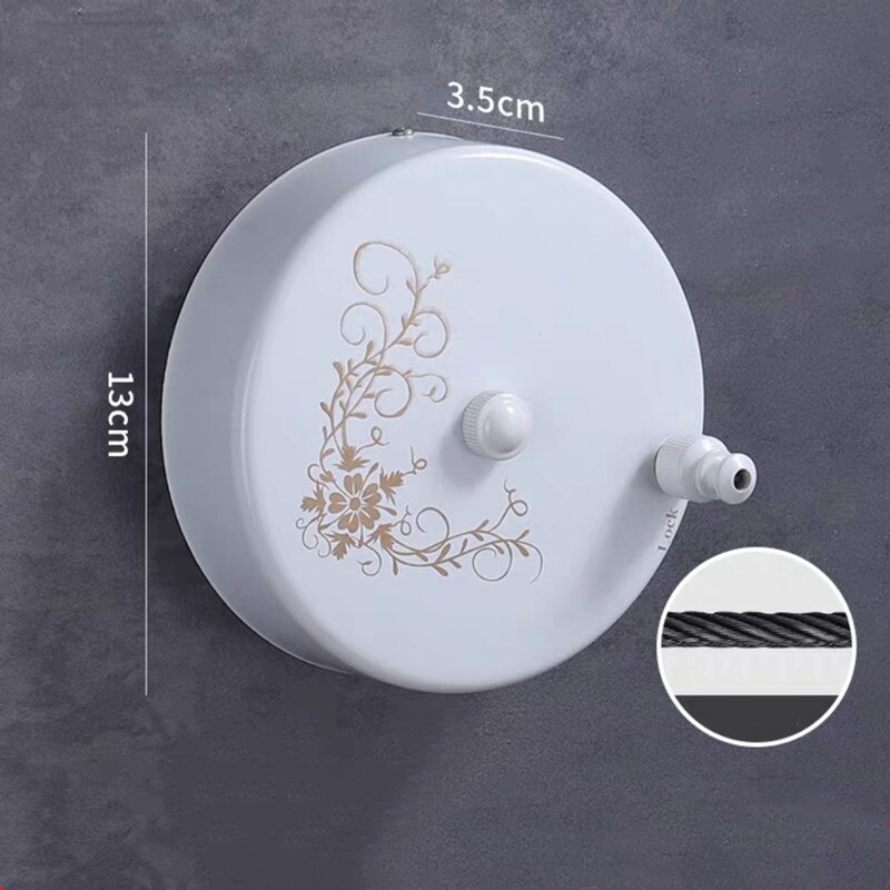 5M Black Retractable Clotheslines Portable Retract... – Grandado