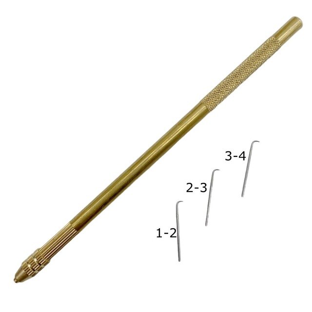 Bronze Wig Ventilating Holder with 3 Pcs Pin venti... – Grandado