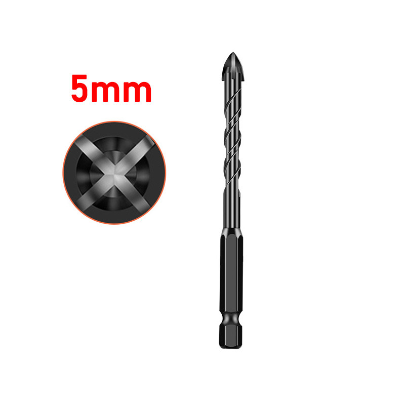 3-12mm betongbor 1/4 " sekskantbor hardlegering be... – Vicedeal