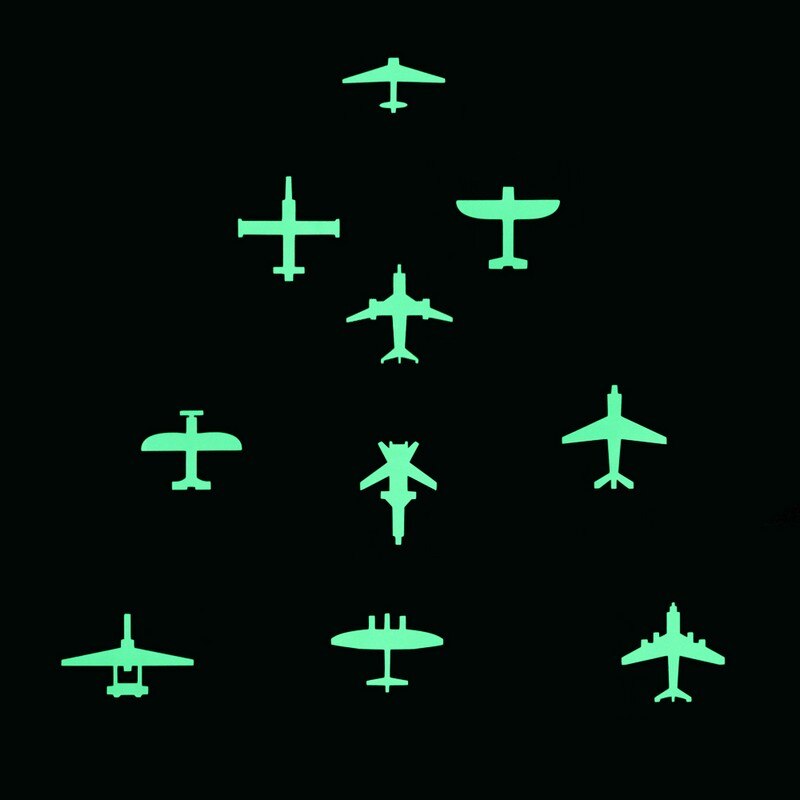 10pcs Planes Luminous Wall Switch Sticker Decal Ki... – Grandado