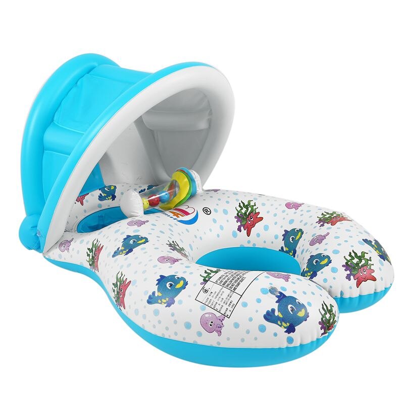 Safe Soft Inflatable Mother&Baby Swim Float Ri... – Grandado