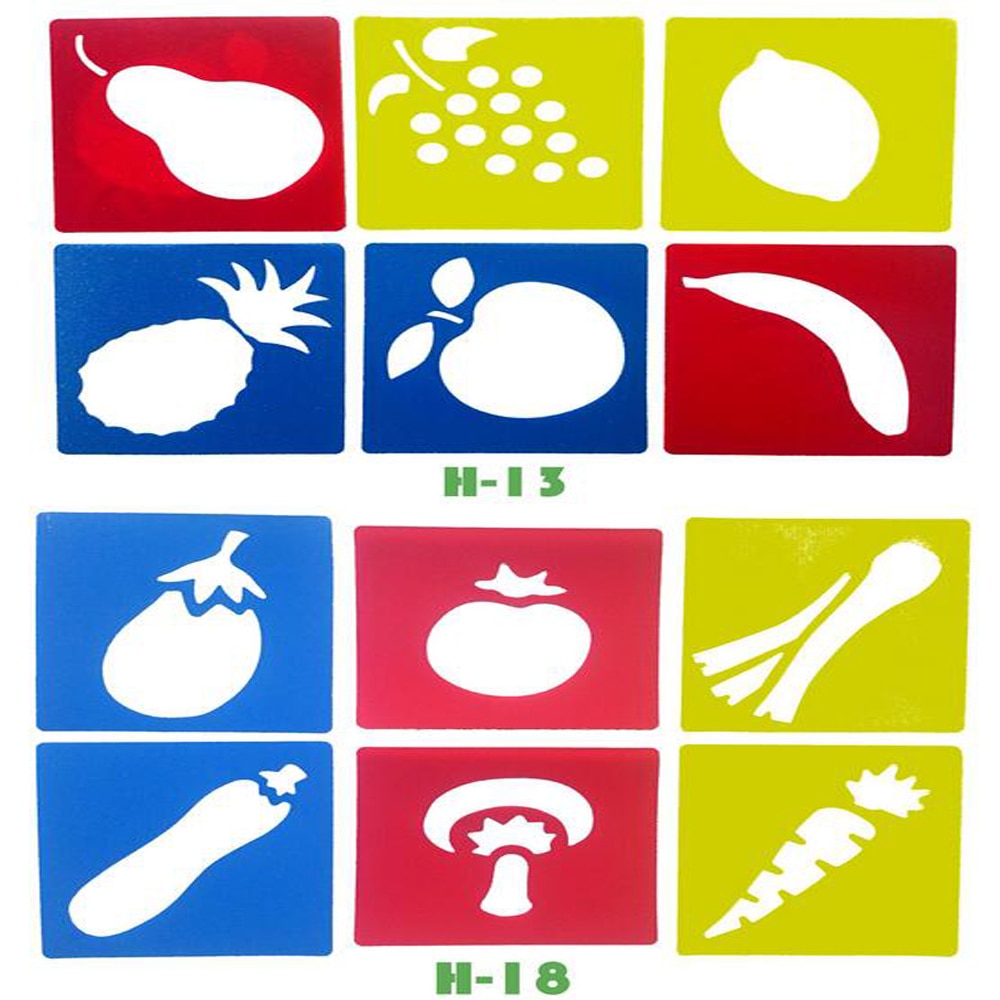 Kids Stencils Plastic Drawing Painting Stencil Tem... – Grandado