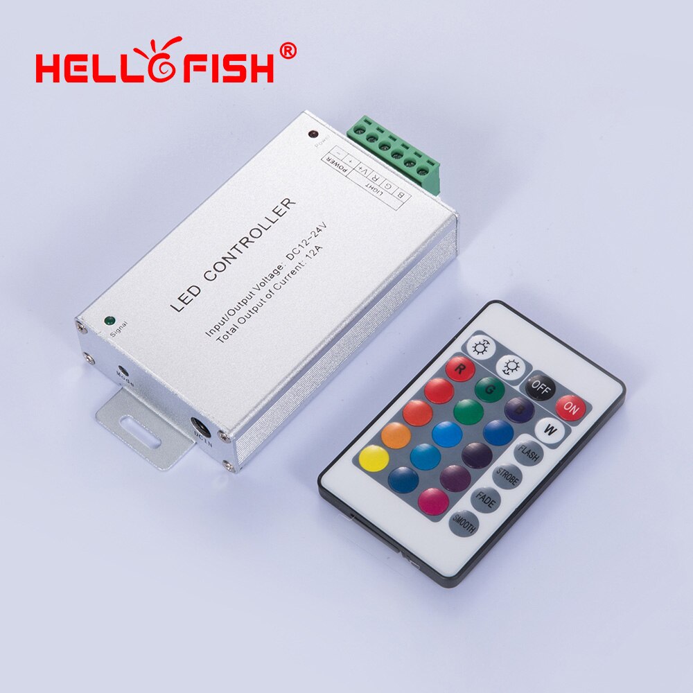 Rgb Led Strip Controller Ir 24 44 Sleutel Afstands... – Grandado