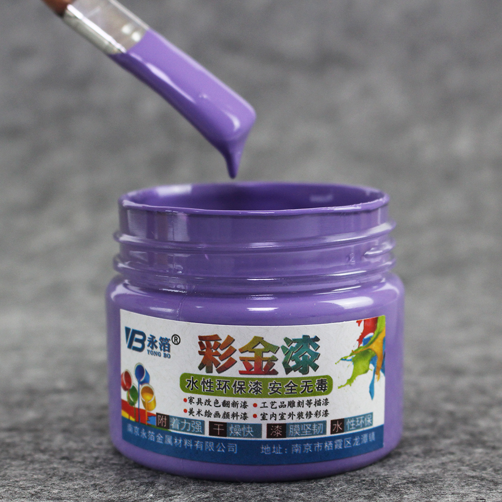 100g licht paars waterbasis verf vernis, meubels, ... – Grandado