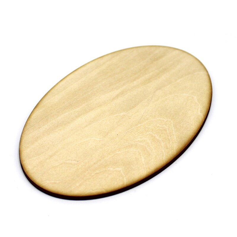 Oval wooden board 3mm linden wooden board DIY hand... – Vicedeal