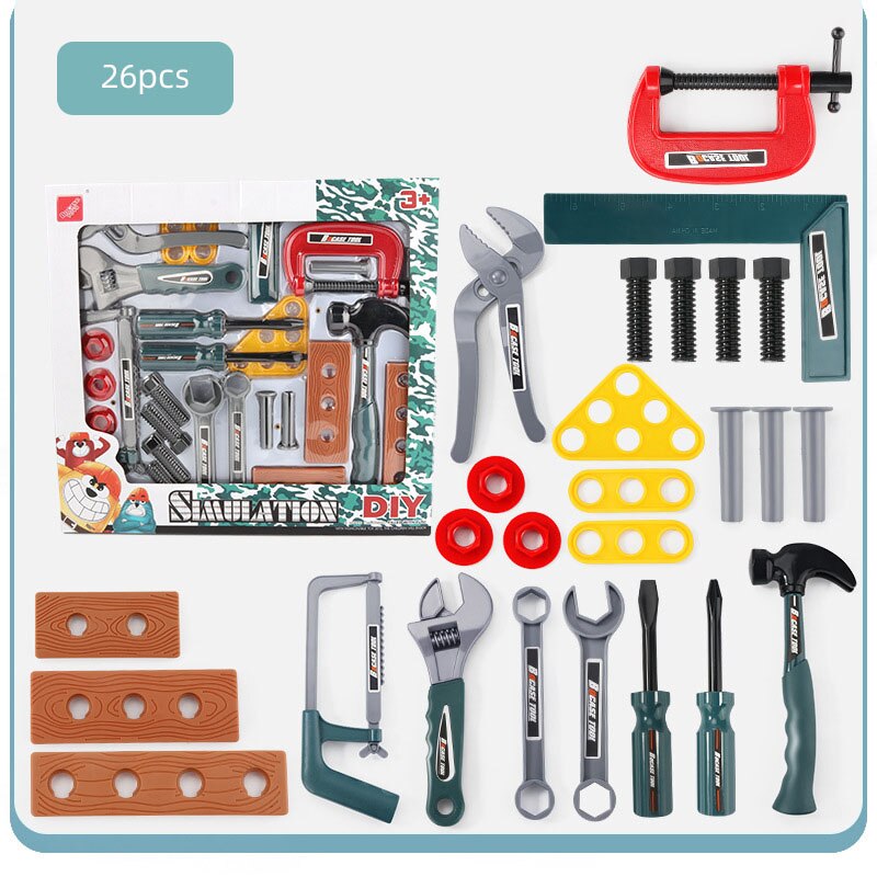 Toys Plastic Children Repair Tools Set Pretend Pla... – Grandado