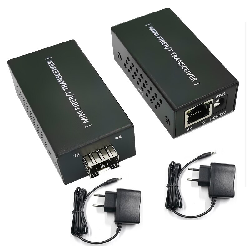 Gigabit Media Converter 1 Sfp Om 1 Rj45 Utp Gigabi... – Vicedeal