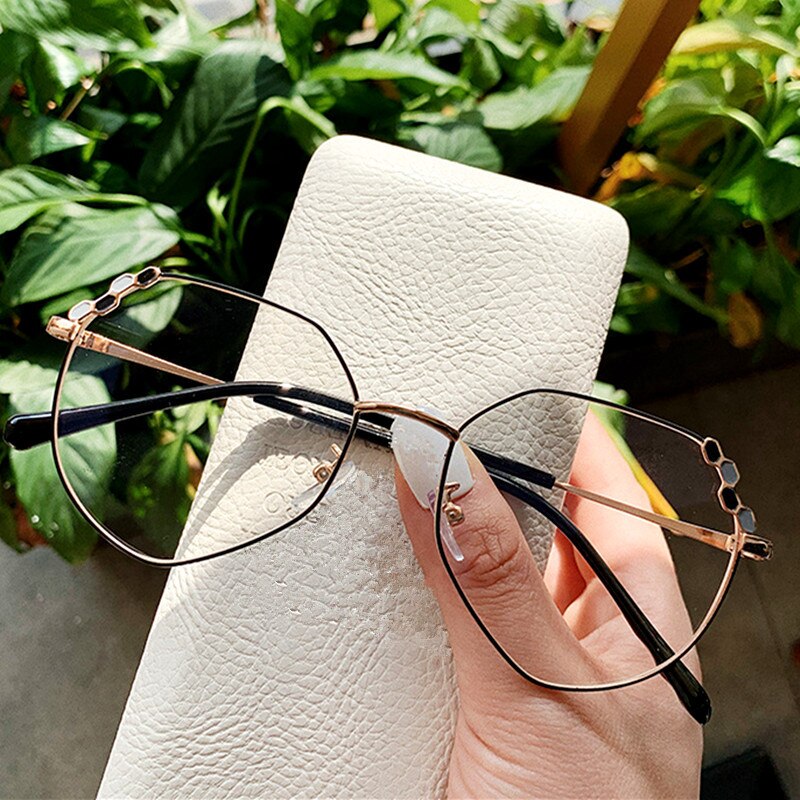Transparent Optical Glasses Women Irregular Eyegla... – Vicedeal
