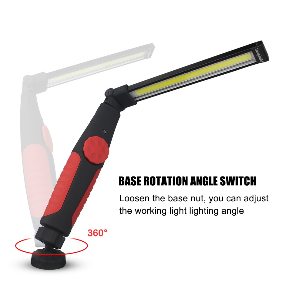 Portable COB lampen industrieel USB rechargeable 3... – Vicedeal