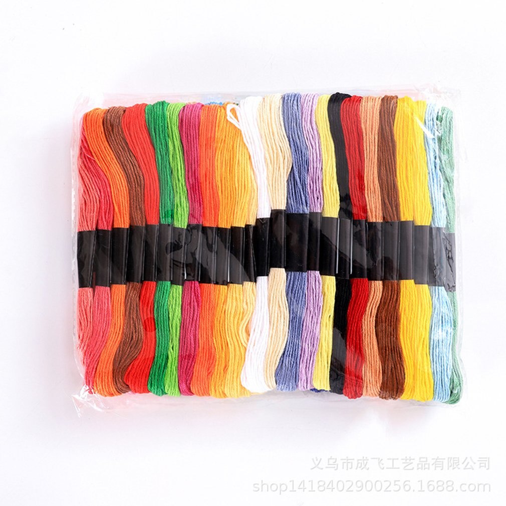 50 Colors 100 Colors Cross Stitch Thread Polyester Cotton Embroidery ...