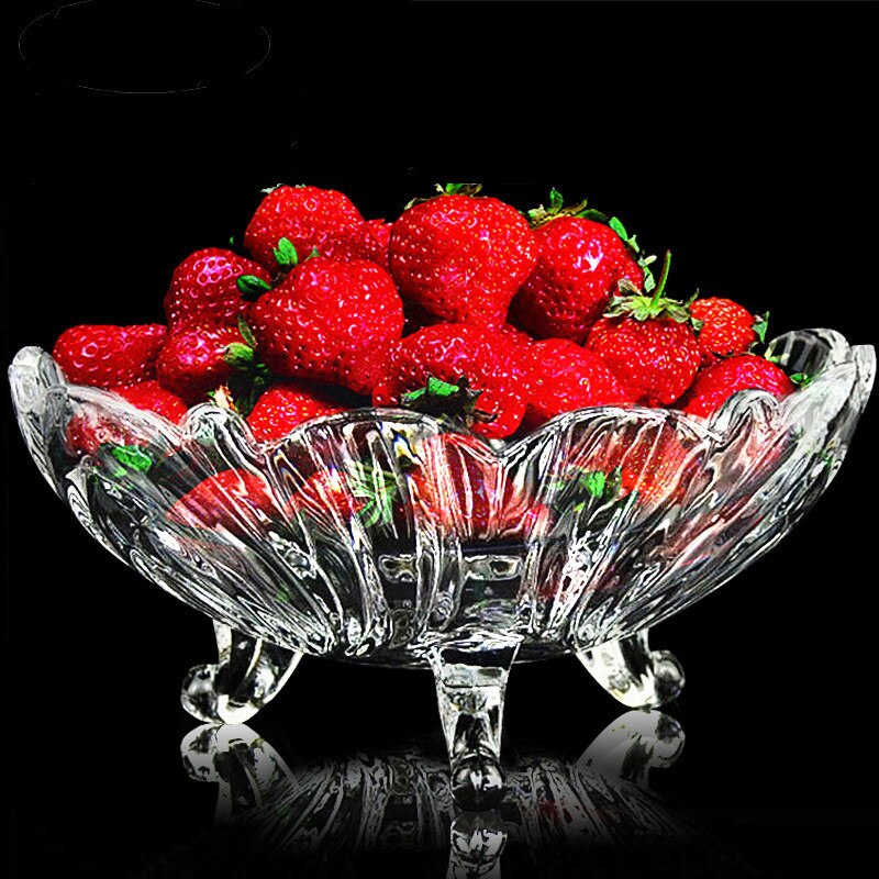 4PCS/SET European desktop crystal glass fruit plat... – Grandado