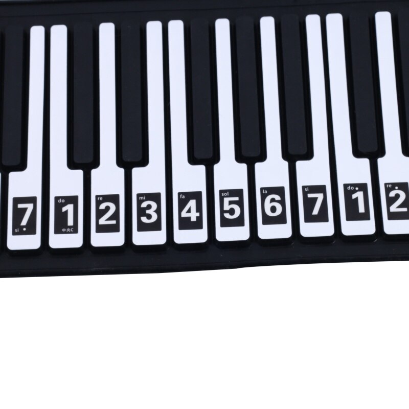 Transparent Piano Sticker 88 Key Roll Piano Keyboa... – Grandado