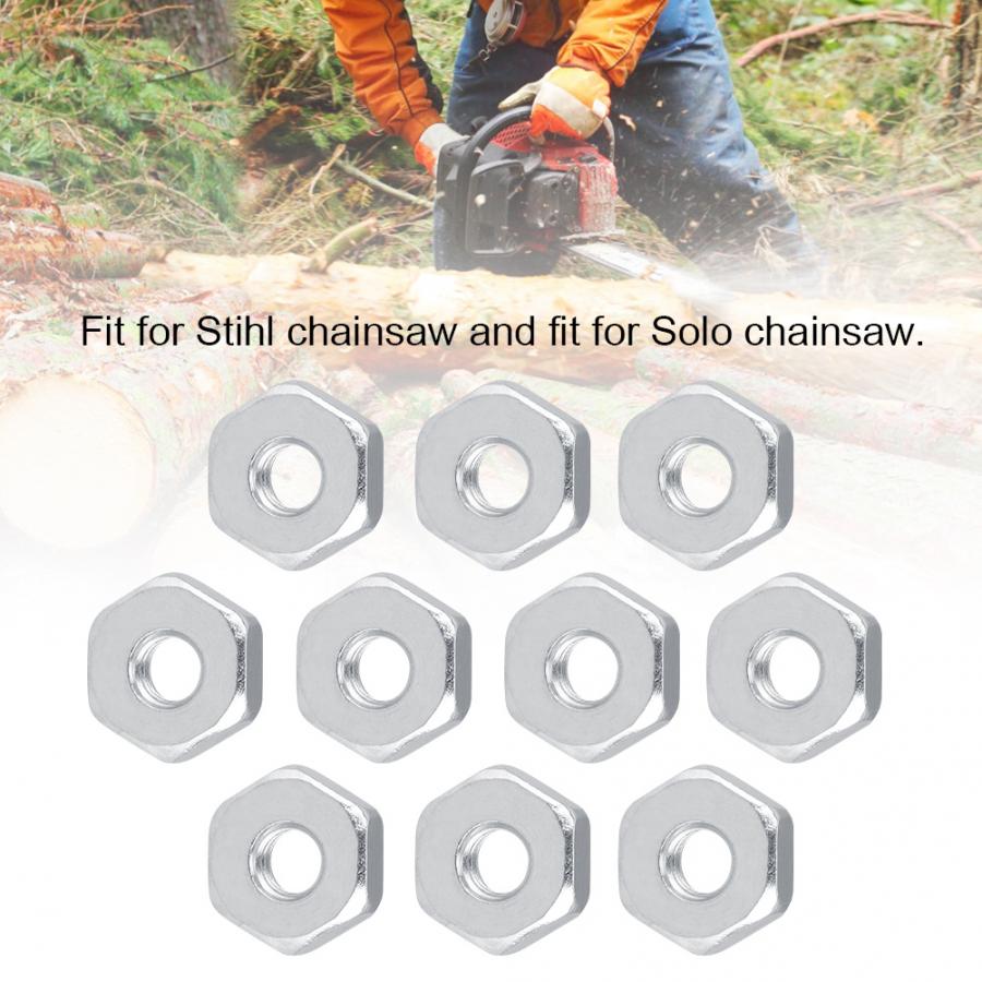 Chainsaw Nut 10Pcs Guide Bar Sprocket Cover 8mm He... – Grandado
