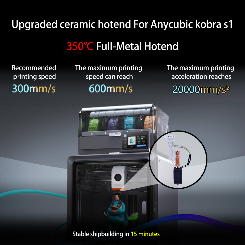 For anycubic kobra s1 hotend keramisk oppgraderin... – Vicedeal