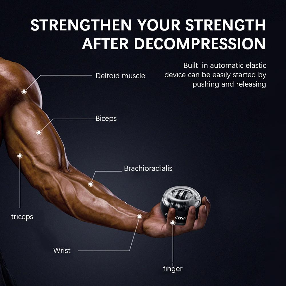 Wrist Ball Wrist LED Muscle Power Ball Exerciser A... – Vicedeal