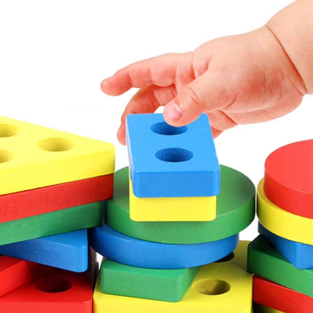 Portable Size Wooden Puzzles Teaching Aids Geometr... – Grandado
