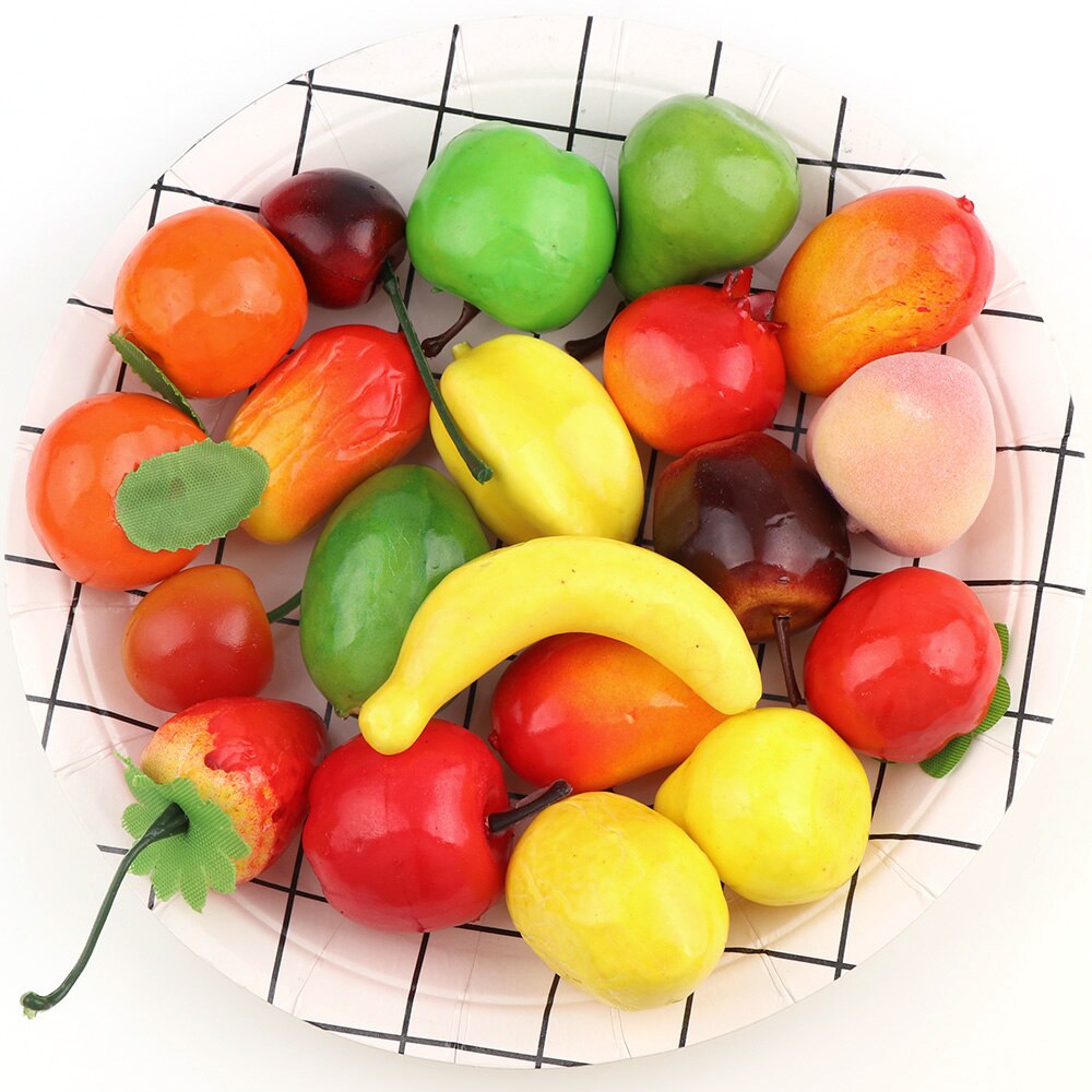 Ungefär 20 st pedagogisk simulering miniatyr mat m... – Grandado