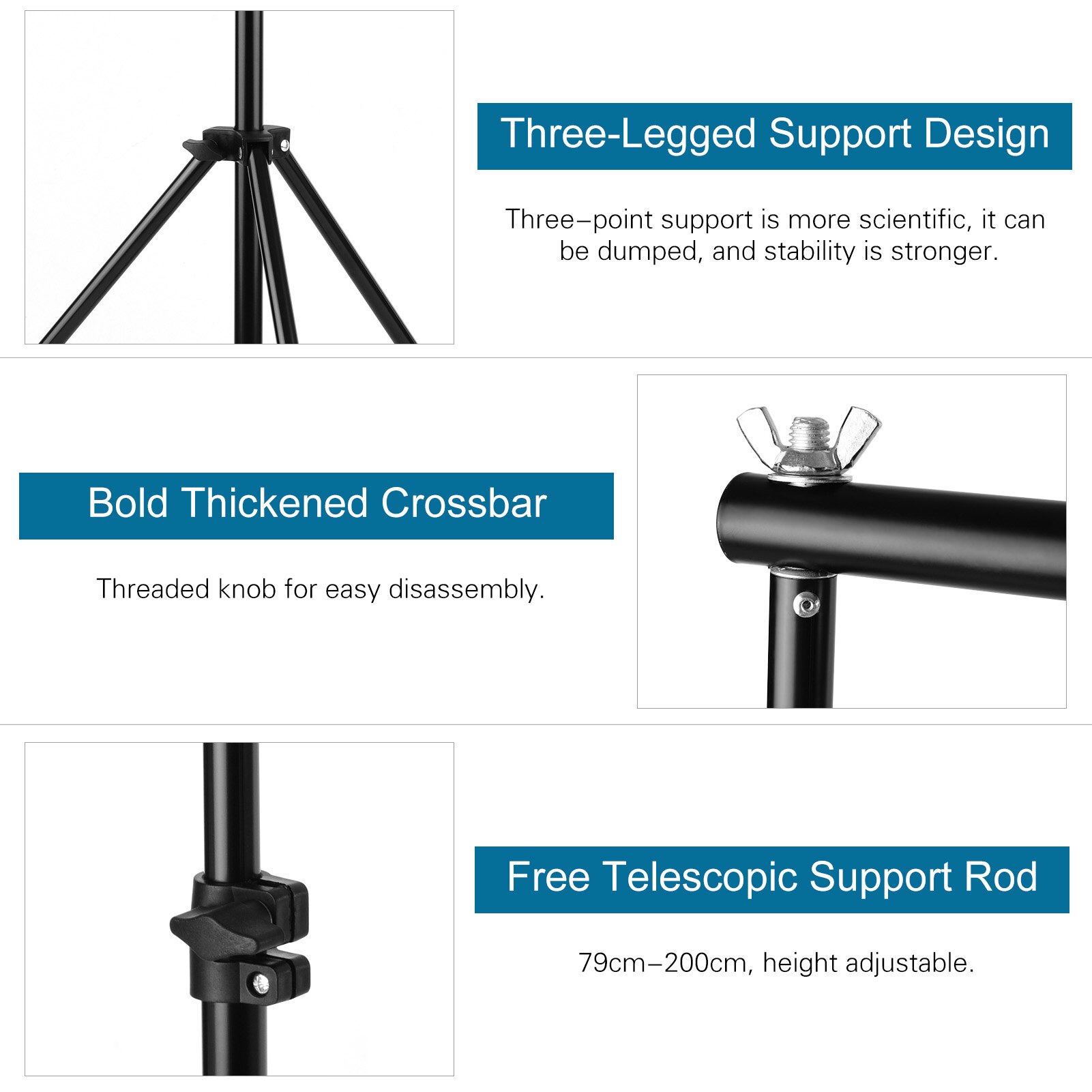 2M*3M Backdrop Support Stand Adjustable Photograph... – Grandado