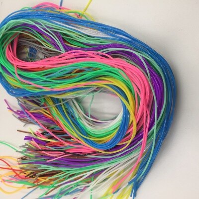 120pcs Colorful Braided Rope PVC Braided Wire Plas... – Grandado