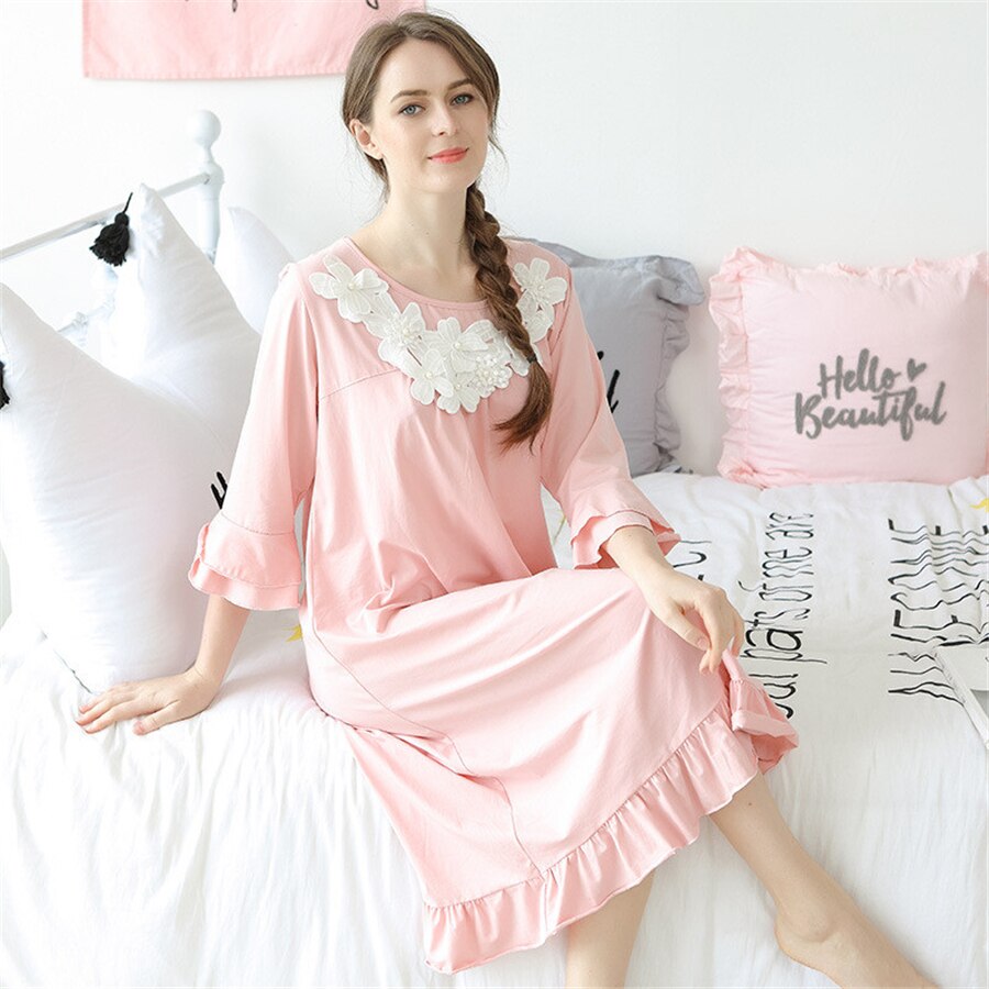 Toddler Nightgown Princess Sleep Pajamas Long Slee... – Grandado