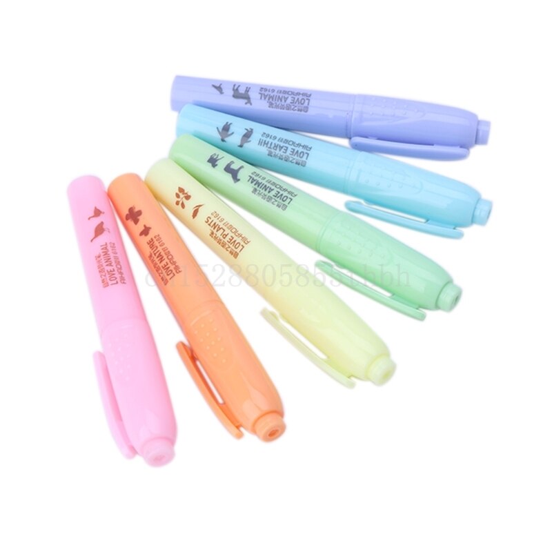 6 different colors stationery fresh and highlighte... – Grandado
