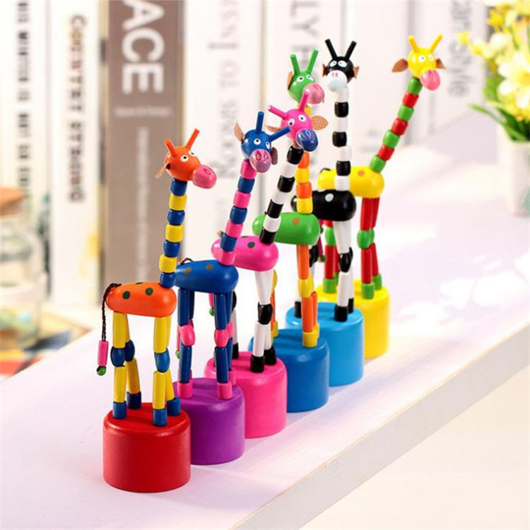 Baby Giraffe Wooden Toy Model Toy Wood Products Wo... – Vicedeal