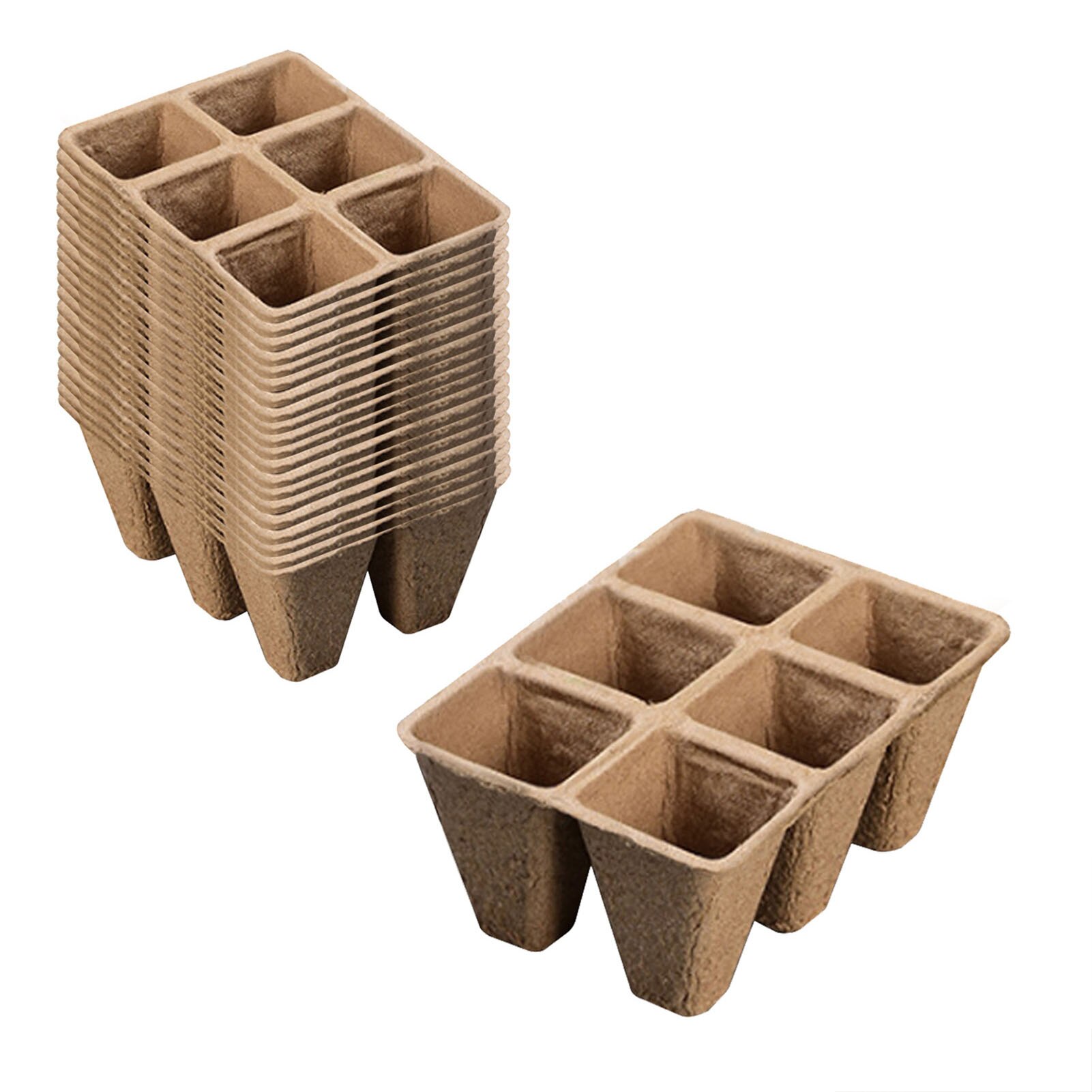 120pcs Seedling Starter Tray Biodegradable Seed St... – Grandado